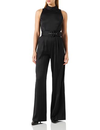 HUGO BOSS Womens Kimana Dress, Black1, 32