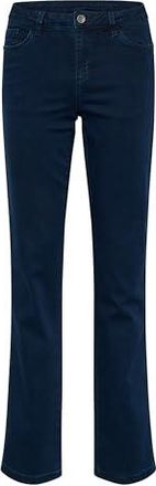 Kaffe Womens Straight Leg Jeans Pants High Waist