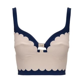 Elisabetta Franchi &Auml;rmelloses Top - - Tops - Damen - Mehrfarbig - S