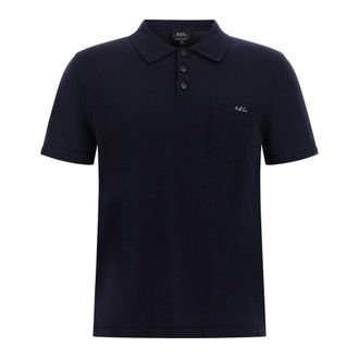 A.P.C. Polo Shirts - - Tops - Herren - Blau - XL