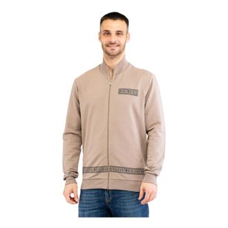 Dirk Bikkembergs Homme, Sweatshirts et sweats &agrave; capuche, Brun, Taille: L Veste urbaine pour homme