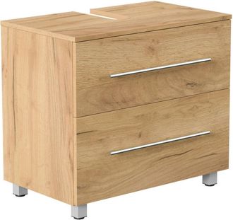 Magnolia Home Universal Unterbau auf Standf&uuml;&szlig;en 70 cm SoftClose eiche gold