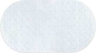 Floordirekt Badewanneneinlagen | Wanneneinlagen | Badewannenmatten | Duscheinlagen | Matten f&uuml;r das Bad | Gro&szlig;e Auswahl (Pure (wei&szlig;), 69 x 39 cm (oval))