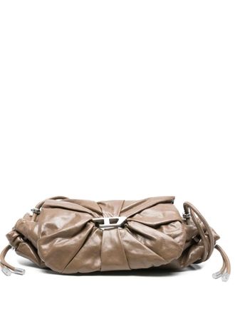Diesel Scrunch-D Schultertasche - Braun
