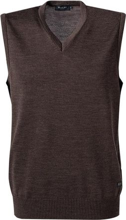 Maerz MAERZ Muenchen Herren Pullunder braun unifarben