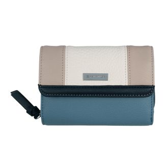 Tom Tailor Juna Damen Geldb&ouml;rse Portemonnaie Mittelgro&szlig; Blau