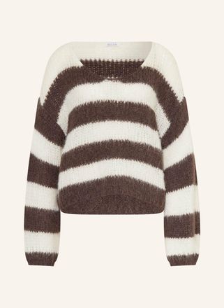 Mrs & Hugs Mrs & Hugs Pullover Mit Alpaka weiss