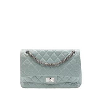 Chanel Sac bandouli&egrave;re vintage double rabat Pre-owned - Femme - Pre-owned - Gris - Taille: ONE Size