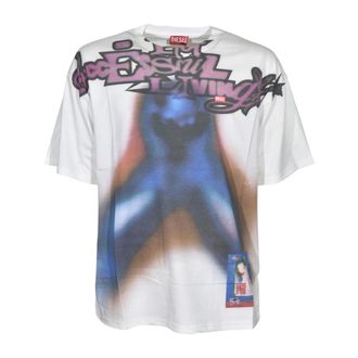 Diesel Homme, Tops, Multicolore, Taille: XL T-shirt e Polo 141