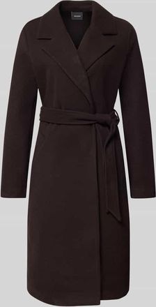 Vero Moda Webpelzmantel mit Bindeg&uuml;rtel