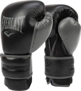 Everlast Unisex - Erwachsene Powerlock 2R Glove Handschuhe, Schwarz, 14Oz Eu