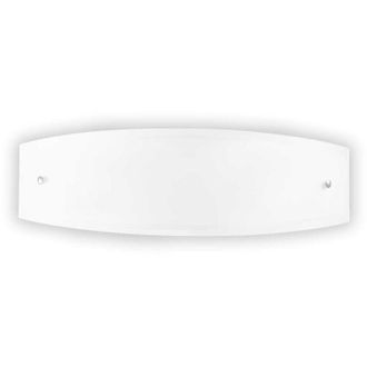 Ideal Lux Ideal Lux - Applique ali ap2 in vetro colore bianco 60w attacco e27 26558