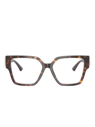 Jimmy Choo Eyewear Brille in Schildpattoptik - Braun