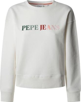 Pepe Jeans London Reagan Maillot de surv&ecirc;tement, Blanc (Mousse Blanche), L Femme