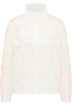 Mymo Windjacke Damen Weiss Rosa