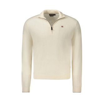 Napapijri Homme, Pulls, Blanc, Taille: XL Pull Homme Laine Blanc