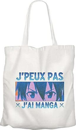 Fabulous Grand Sac Shopping Plage Etudiant Jpeux Pas Jai Manga Kirito Anime Otaku Manga Fanart