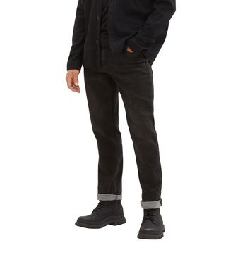 Tom Tailor Herren 1034643 Marvin Straight Jeans, 10240 - Black Denim, 30W / 30L