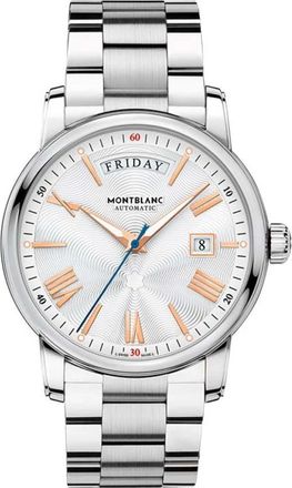 Montblanc Montblanc, Homme, Accessoires, Gris, Taille: ONE Size Montre 4810 Day Date