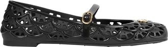 Valentino Garavani Vlogo Rubber Ballet Flats