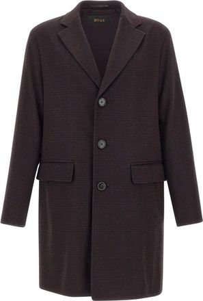 HUGO BOSS Manteau L-Henk - Homme - Manteaux - Violet - Taille: XL