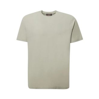Zanone Kurz&auml;rmeliges T-Shirt mit Rundhalsausschnitt - - Tops - Herren - Beige - 2XL