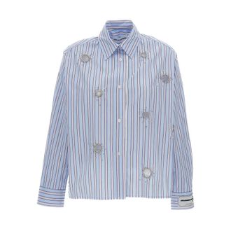 Des_Phemmes DES Phemmes, Femme, Blouses et Chemises, Bleu, Taille: 38 FR Chemises