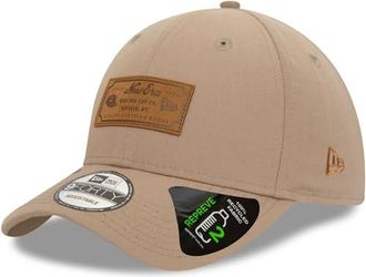 New Era 9Forty Adjustable Cap Heritage Brand Patch Ash Brown