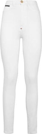Philipp Plein Damen, Jeans, Wei&szlig;, W27Gr&ouml;&szlig;e