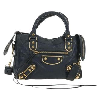 Balenciaga Sac bandouli&egrave;re mini vintage Pre-owned - Femme - Pre-owned - Bleu - Taille: ONE Size