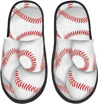 Generic Balles De Baseball Femme Homme Chaussures De Maison Doux Pantoufles Antid&eacute;rapantes Chaussons Pour Hiver Maison Ext&eacute;rieur L