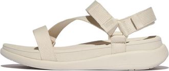 FitFlop Womens F-Mode Go Adj. Webbing Flatform Z-Strap Sandals, beige, 40 EU