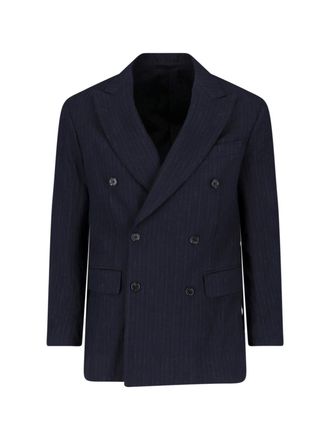Kaptain Sunshine Double-Breasted Wool Blazer