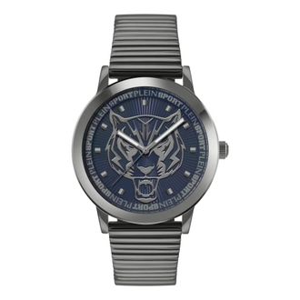Plein Sport Tiger Motif Uhr - - Accessories - Herren - Blau - ONE SIZE
