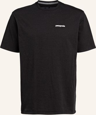 Patagonia T-Shirt P-6 schwarz