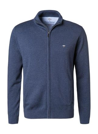 Fynch-Hatton Fynch-Hatton Herren Cardigan blau unifarben