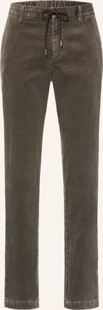 Alberto Cordhose Jump Im Jogging-Stil Slim Fit gruen