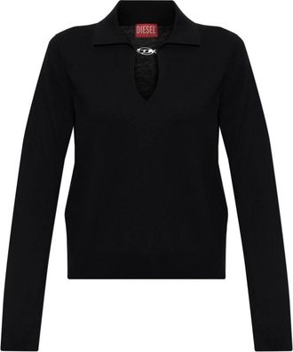 Diesel M-Lilli Poloshirt - - Tops - Damen - Schwarzk - S