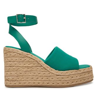 Calvin Klein Espadrilles Calvin Klein Wedge Espad 70 Neopr Mg HW0HW03014 Gr&uuml;n