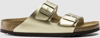 Birkenstock Mules Arizona Cuir Doré