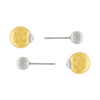 Dansk Copenhagen Femme, Accessoires, Jaune, Taille: ONE Size Boucle doreille étanche 2 tons élégante