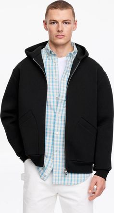 Arket Scuba-Kapuzenjacke Mit Rei&szlig;verschluss -Schwarz