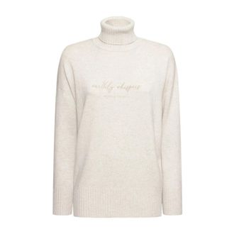 Brunello Cucinelli Wollmischung Rollkragenpullover - - Knitwear - Damen - Beige - XL