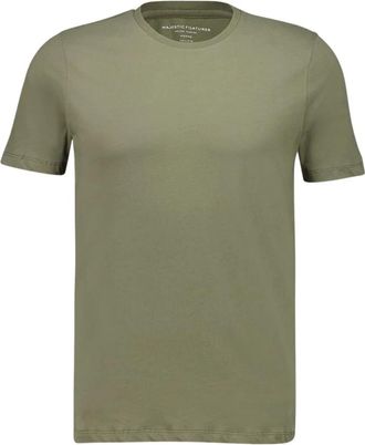 Majestic Filatures Homme, Tops, Vert, Taille: XL T-shirt en coton vert