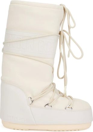 Moon Boot Femme, Chaussures, Beige, Taille: 35 EU Icon Rubber Boot