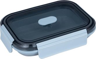 Lurch Frischhaltebox Silikon faltbar up & down 800 ml frozen blue