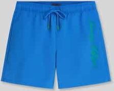 Tommy Hilfiger Regular Fit Badeshorts mit Label-Stitching
