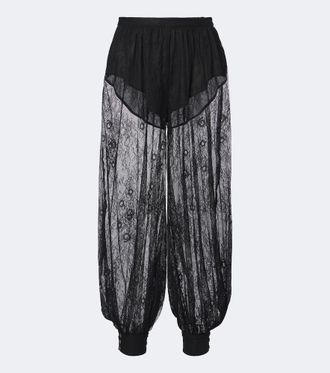 Bananhot Pantalon ballon Kendall en dentelle