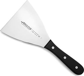 Arcos Séries Universal - Spatule da Cuisine - Lame Acier Inoxydable Nitrum 125x120 mm - Manche Polyoxyméthyléne (Pom) Couleur Noir