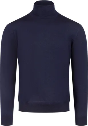 Barba pull Maglia Barba &agrave; col roul&eacute; - Bleu